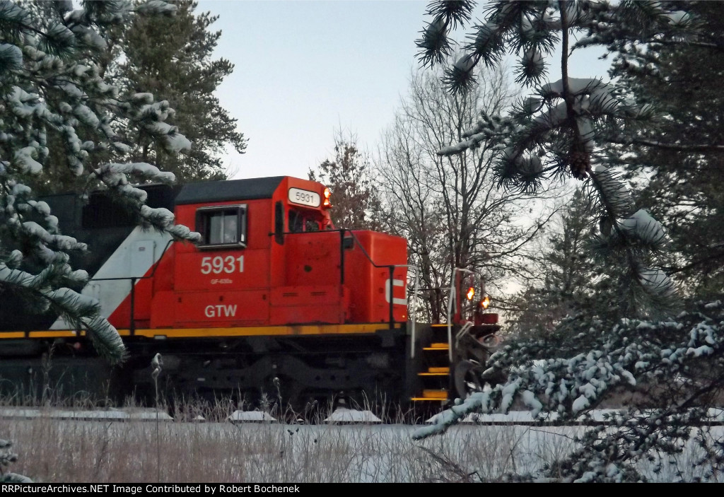 CN (GTW) SD40-2 5931 Whiting, WI_3-25-16